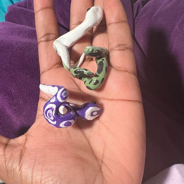 1 Snake Sculpture, or Bookcase Snake, or Planter Snake, or Table Top ...