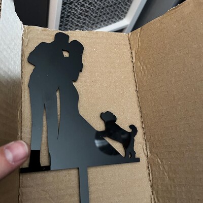 Cockapoo Wedding Cake Topper Silhouette - Etsy