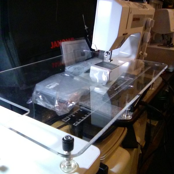 BERNINA Sewing Acrylic Extension Tables, Bernina Sewing Extension ...