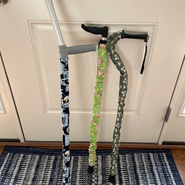 Cane Sock/walking Cane Cover/cane Sleeve/decorative Cane Cover/mobility ...