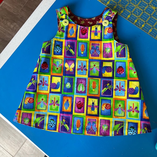 Reversible Baby Dress Pattern PDF - the Perfect A Line Dress Pattern ...