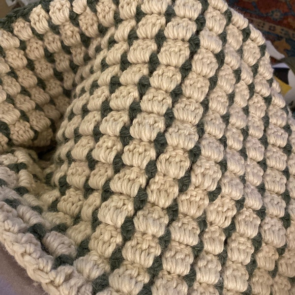 Cloud Blanket | Chunky Blanket Pattern | PDF Instant Download ...