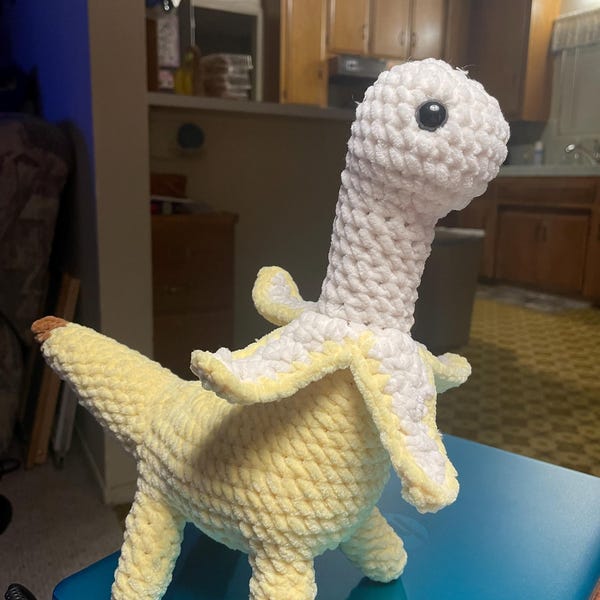 Bananasaurus and Baby Bananasaurus NO SEW Crochet Pattern Bundle - Etsy UK