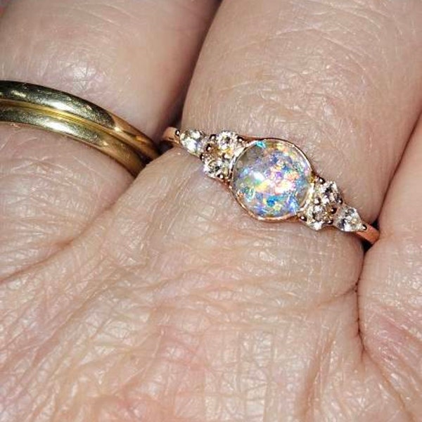 DIY Ashes Memorial Ring, Sterling Silver Cremation Ring, Memorial ...