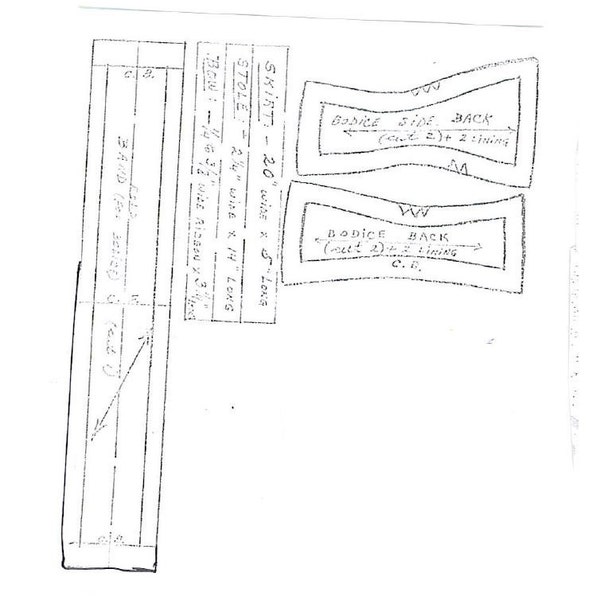 1960's 11 1/2 Inch Doll Sewing Pattern Simplicity 5731 - PDF - Etsy