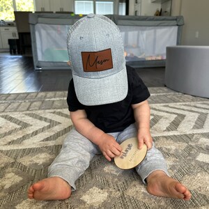 Custom Toddler Ball Cap Hat With Mesh Back, Infant Hat, Signature Hat ...