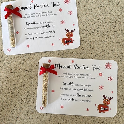 Christmas Magic Reindeer Food, Santas Sleigh, Magical Reindeer Dust ...