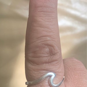 925 Sterling Silver Bangle Wave Bangle. 7 Inch Wide Surf - Etsy