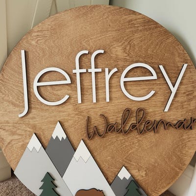 Stacked Names for Nursery, Wooden Letters, Name Sign, Nursery Letters ...