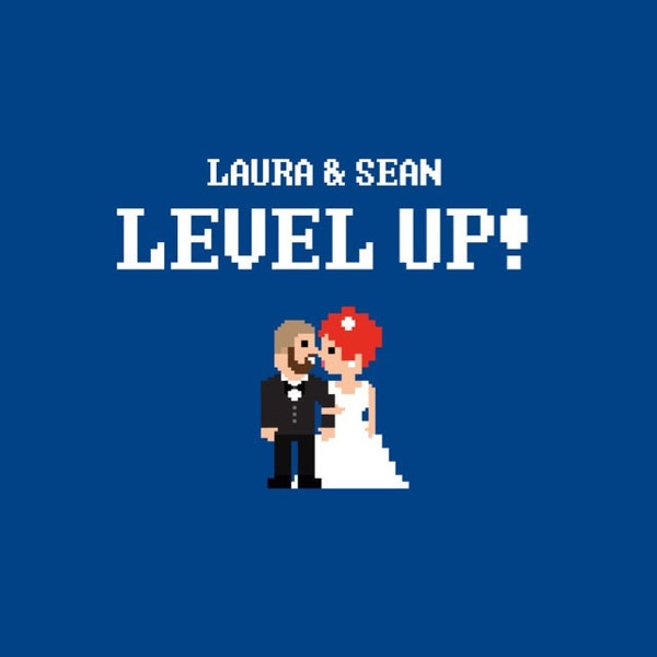 Gamer Retro 8-bit Wedding Invitation Suite Editable Template - Etsy
