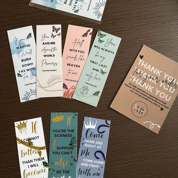 Twisted Series Bookmarks - Twisted Love | Twisted Games | Twisted Hate ...