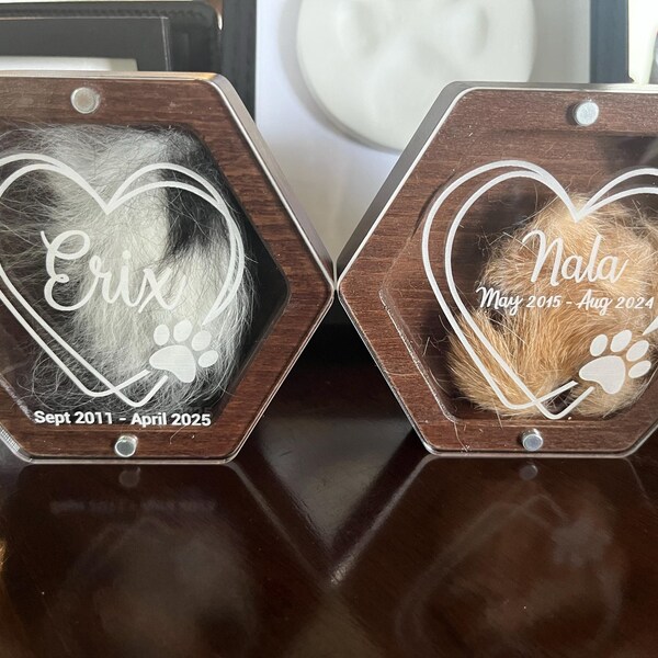 Bereavement Gift for Loss of Mother Lock of Hair Keepsake, Small ...