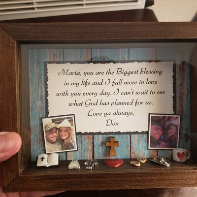 Personalized Shadow Box-family Shadow Box-personalized Anniversary Gift ...