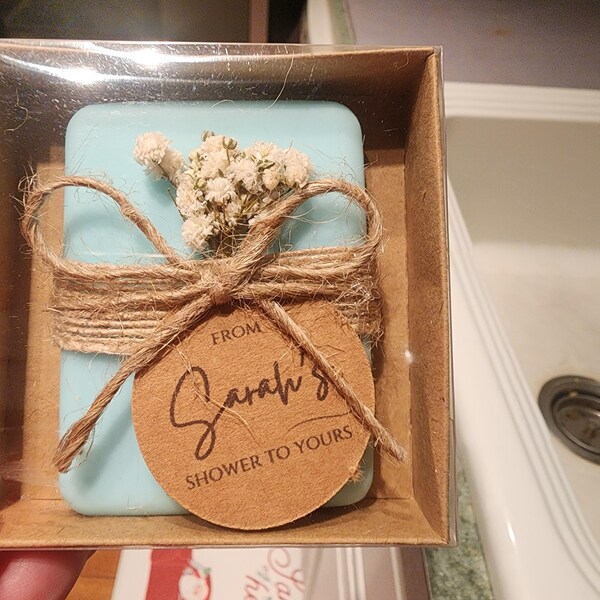 Natural Ocean Soap Bars With Personalized Labels | Ocean Themed Party ...