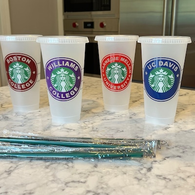 Starbucks Cup College Starbucks Cup Personalized University Reusable ...