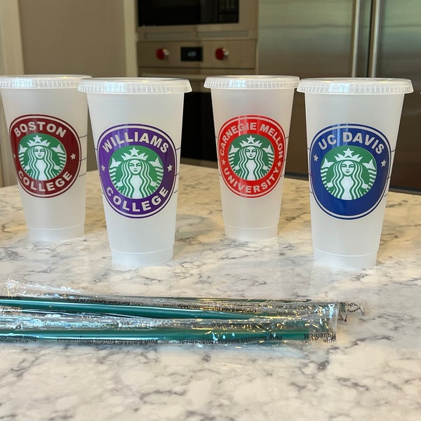 Starbucks Cup| College Starbucks Cup| Personalized University Reusable ...