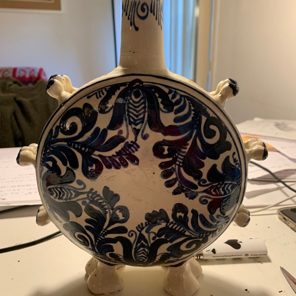 Traditional Czech Flower Motif Plate, Vintage Pottery, Folk, Antique Peasant Plate, Flower Plate ...