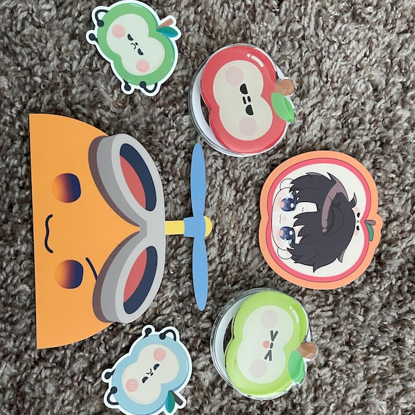 Love and Deepspace Blobbu Mascot Peeker Sticker | Xavier Rafayel Zayne ...
