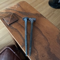 Square Hand Forged Iron Nails Different Sizes, Black Iron - Etsy