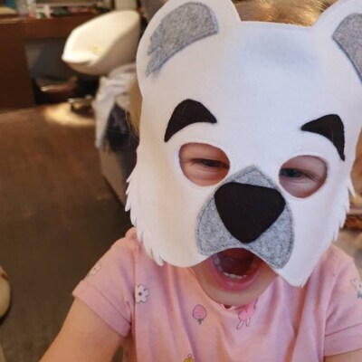 Felt PANDA Mask for Kids - Etsy