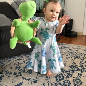 Sea Turtle Twirl Dress - Etsy