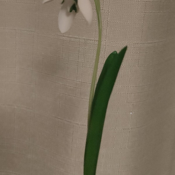 Snowdrop, Cold Porcelain Flowers, Real Touch Flowers, Artificial ...