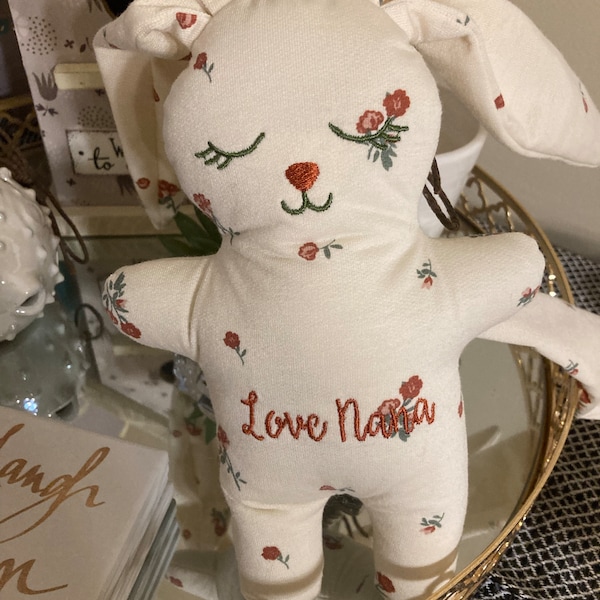 Keepsake Bunny, Memory Bunny, Personalized Easter Bunny, Memorial Bunny ...