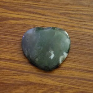 1.6 Inch Worry Stone, Heart Shaped Anti Anxiety Crystal, Meditation ...