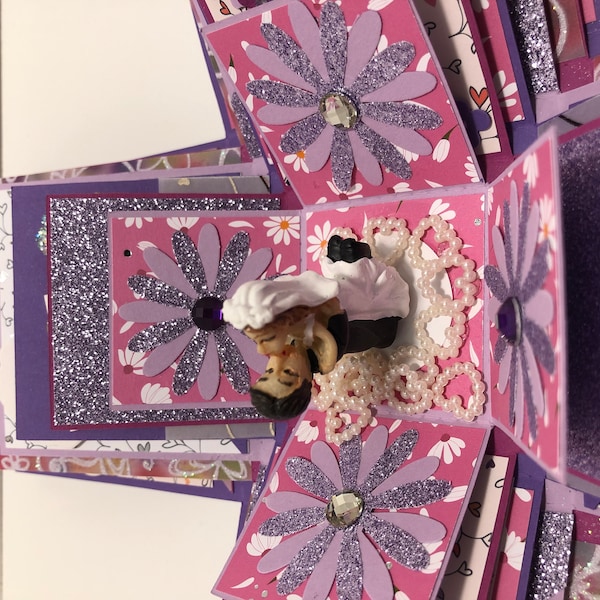 Explosion Box Square SVG, PDF and PNG, Display Box Template for All ...