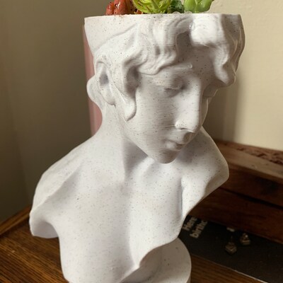 Sappho Bust Planter Pot for Plants Greek Goddess Sappho's Head Head ...