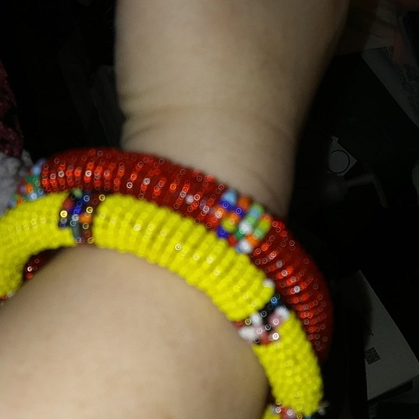 Maasai Beaded Bracelets | Made in Kenya | - Etsy