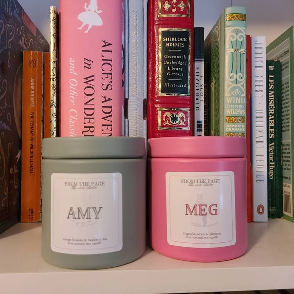 Ancient Library Book Inspired Candle Bookworm Gift Reader Gifts 8 Oz ...