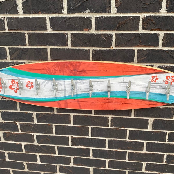 4' Wall Hanging Surf Board Surfboard Decor Hawaiian Beach Surfing Beach ...