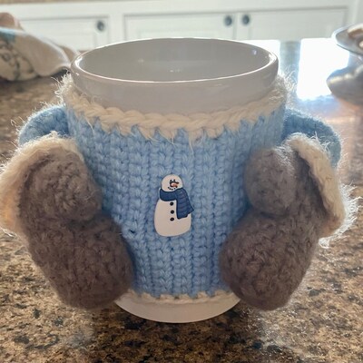 Crochet Christmas Mug Jumper Pattern - Etsy