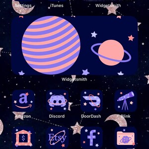 Winter Night App Icon Pack Cute App Icons Lofi Aesthetic - Etsy