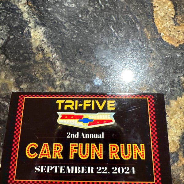 Car Show Dash Plaque 2"x3.5" 100 PACK - Etsy