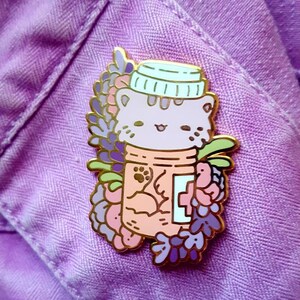 Pill Bottle Cat Pin V2 - Etsy
