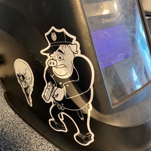 Pig Cop Protest Vinyl Graffiti Sticker Anti Police ACAB - Etsy