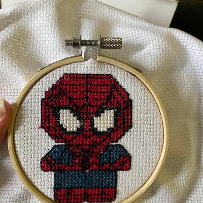 Spiderman Cross Stitch Pattern Spiderman Pattern Superhero Cross Cross ...