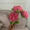 Crochet Rose Flower,finished Hand Made Flowers,wedding Accessories ...