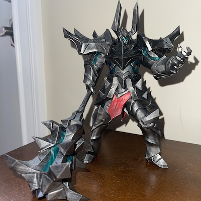 League of Legends Fan Art Mordekaiser Figurine 15/20 Cm Imprimé En 3D ...