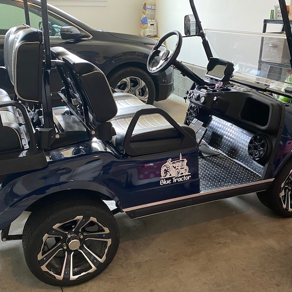 Golf Cart Decal Custom Golf Cart Decal Vinyl Decal Custom Cart Decals ...