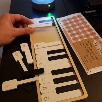 Wooden Piano Puzzle for Elementary Music Center, Music Classroom, Piano ...