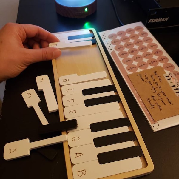 Wooden Piano Puzzle for Elementary Music Center, Music Classroom, Piano ...