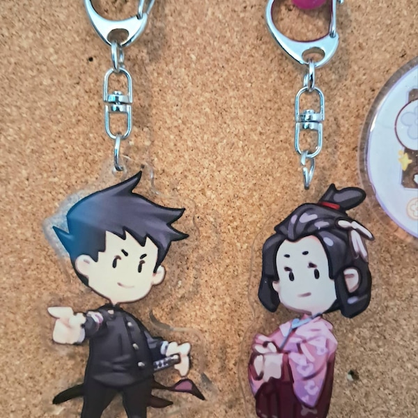 Ace Attorney Acrylic Keychains - Etsy