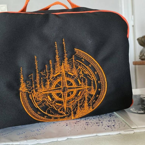 Tree Compass Machine Embroidery Design Compass Embroidery Design ...