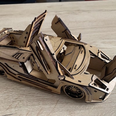 Retro Wooden Car Laser Cut File CDR/DXF/EPS Digital Download - Etsy