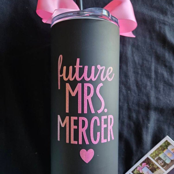 Personalized Decal for 20oz Tumblers Custom Name Vinyl Stickers for ...