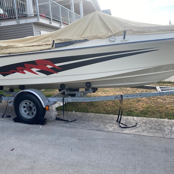 Graphic Boat Decals Compatible With Bowrider Boat Open Sea Sport ...