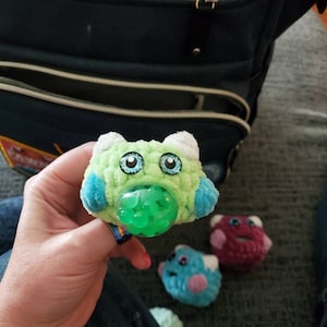 CROCHET PATTERN Ghost Stress Ball No Sew Amigurumi Crochet Squeeze ...